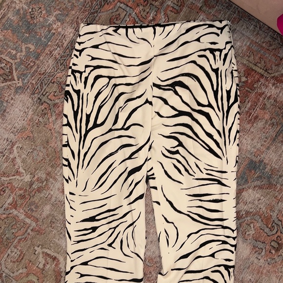 Zara | Pants & Jumpsuits | Zara Zebra Print Pants | Poshmark
